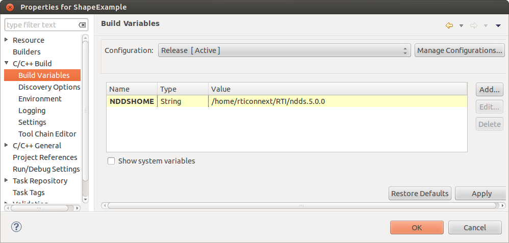 Howto Develop Cc Rti Connext Dds Applications Using Eclipse Data Distribution Service Dds 7876